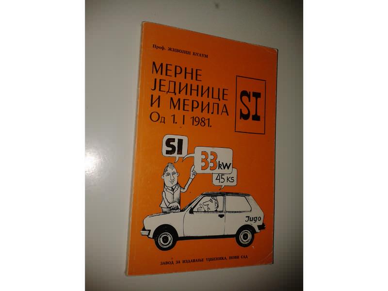 Merne jedinice i merila od 1. I 1981.