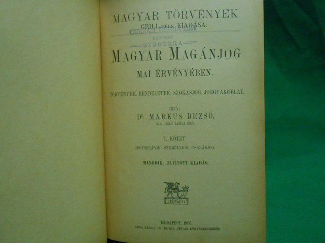 IGAZSÁGŰGYI SZERVEZET-PERENKÍVÜLI ELJÁRÁSOK 1907.
