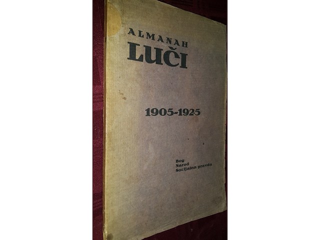 Almanah LUČI 1905-1925