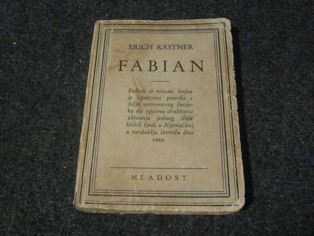 Erich Kastner: Fabian, 1952.god