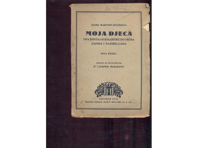 Moja djeca Elena Marothy-Šoltesova