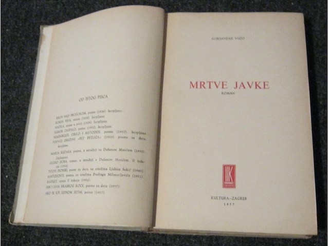 Aleksandar Vučo: Mrtve javke, 1957.god