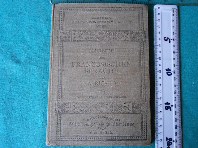 lehrbuch der französischen sprache Dr. Anselme -/K-200/