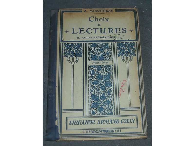 A. Mironneau: Choix deLectures, 1930.god