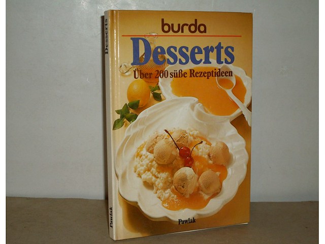 BURDA - desserts , nemacki jezik