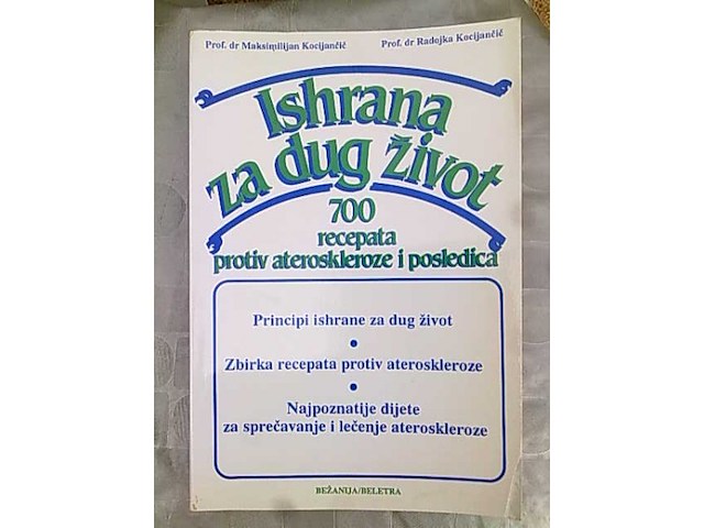 Ishrana za dug zivot-M.Kocijancic/R.Kocijancic