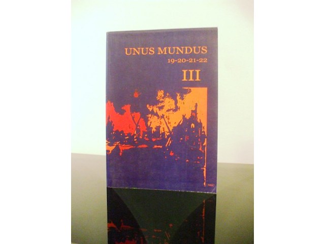 Unus Mundus III, nova