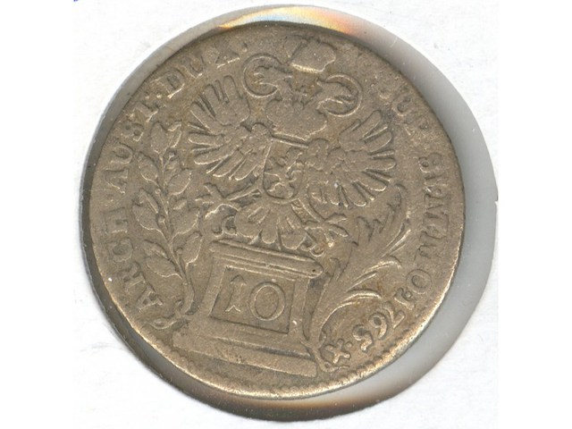 Austrija 10 kreuzer 1765 Maria