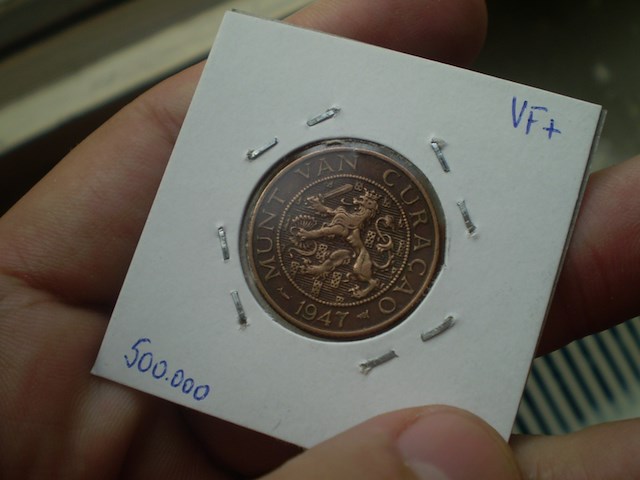 2 1/2 cent 1947 CURACAO