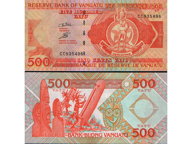 Vanuatu 500 Vatu 2006. P-5. UNC.