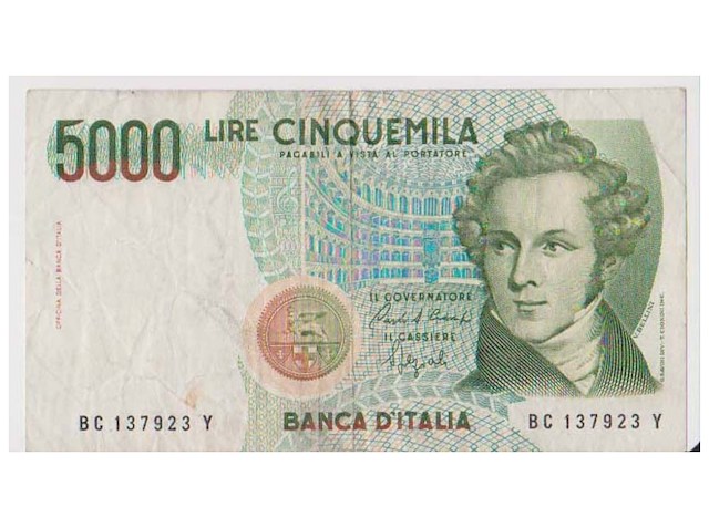 ITALIJA - 5000 LIRA 1985