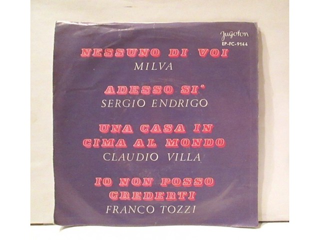 MILVA..ENDRIGO..VILLA..TOZZI ...EP-FC 9144
