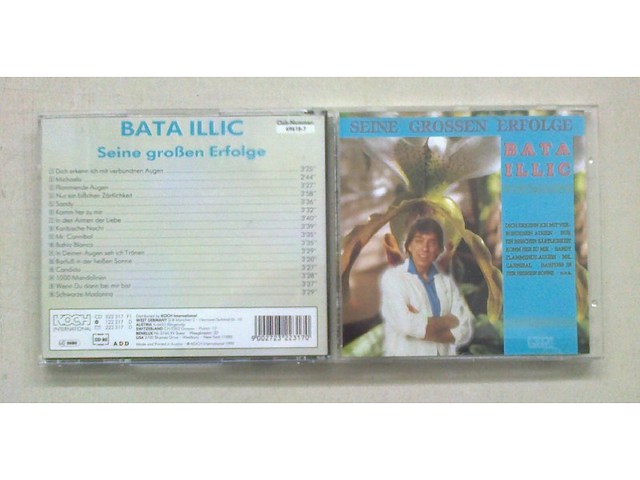 BATA ILLIC - Seine Großen Erfolge (CD) Made in Austria