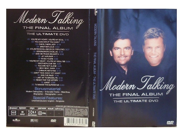 MODERN TALKING - THE FINAL ALBUM - THE ULTIMATE DVD