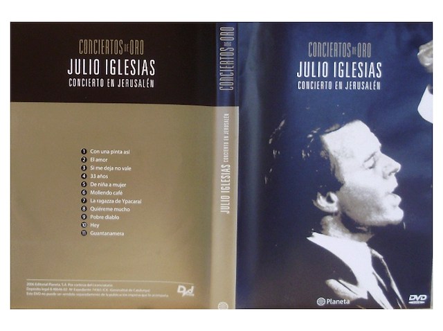 JULIO IGLESIAS - CONCIERTO EN JERUSALEN - DVD