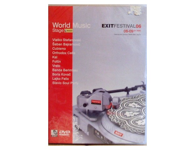 WORLD MUSIC - EXIT FESTIVAL 06 - DVD