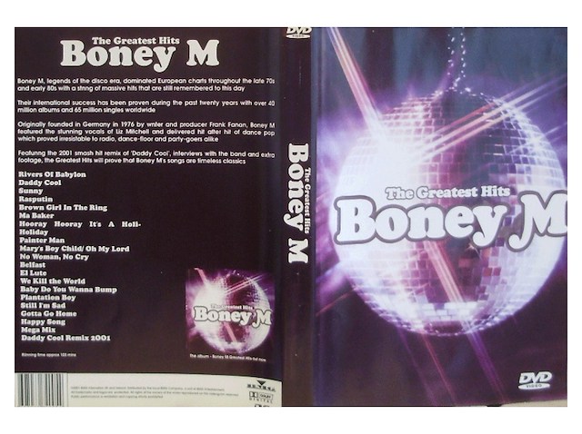 BONEY M - THE GREATEST HITS - DVD