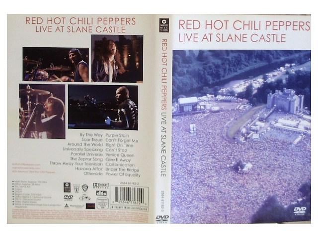 RED HOT CHILI PEPPERS - LIVE AT SLANE CASTLE - DVD