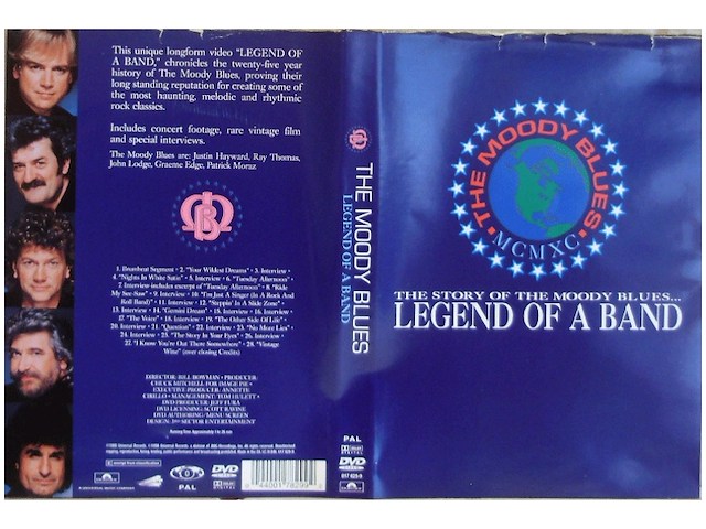 MOODY BLUES - LEGENDS OF A BAND - DVD