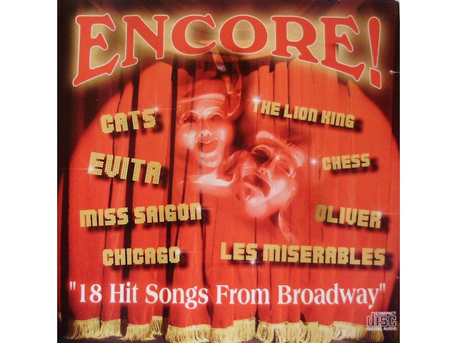 razni izvodjaci - ENCORE! - 18 HIT SONGS FROM BROADWAY