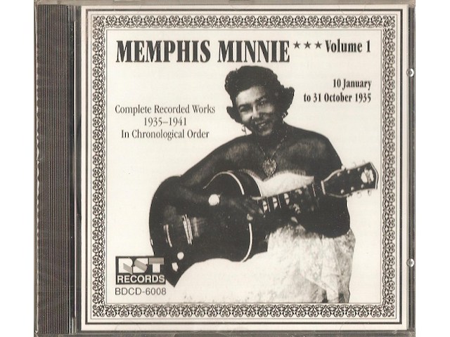 Memphis Minnie - Complete Recorded Works In Chronological Order - Volume 1 - 10 January To 31 October 1935