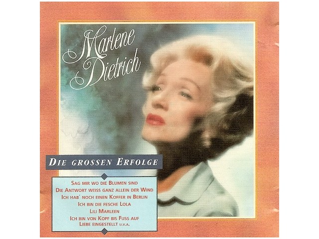 Marlene Dietrich - Die Großen Erfolge