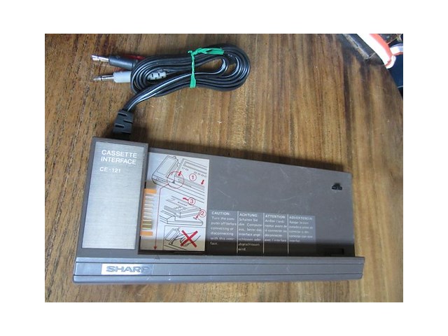 Sharp CE-121 tape interface