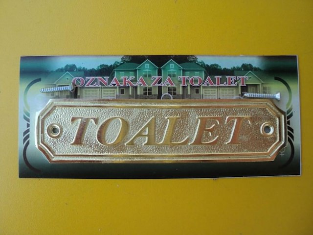 oznaka toalet   mesing 2