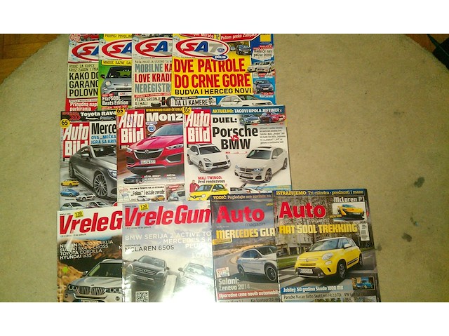 Sat revija,Auto bild,Vrele gume,Auto magazin NOVO