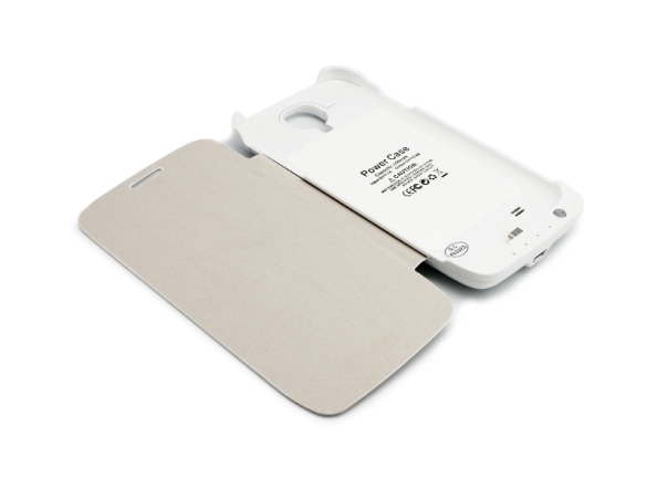 Back up baterija pc Bi Fold za Samsung I9500 3200mAh bela