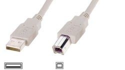 Kabl USB A/B 2.0 M/M 2m HiQ