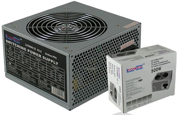 NAPAJANJE LC500H-12 V2.2 MAX 500W, Fan 120mm