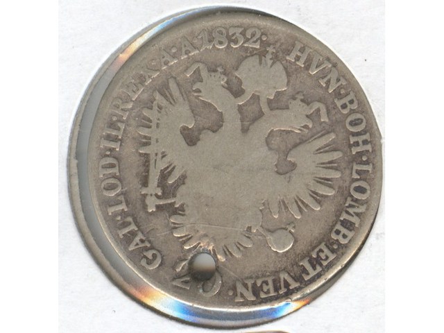 Austrija 20 kreuzer 1832 A