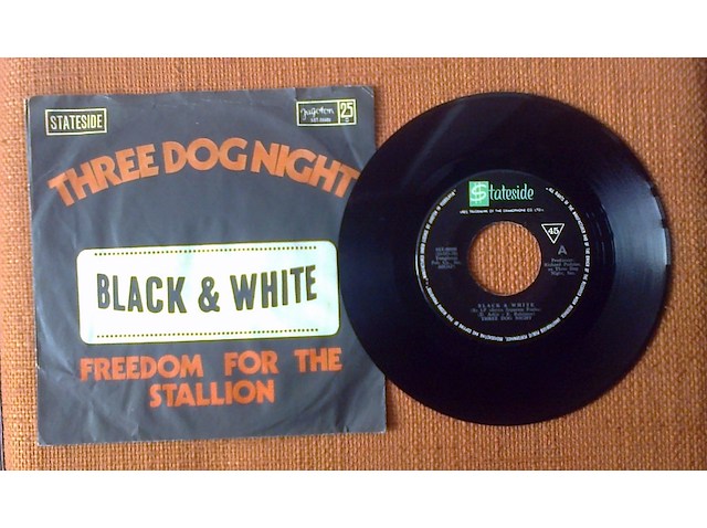 THREE DOG NIGHT - Black And White (singl) licenca