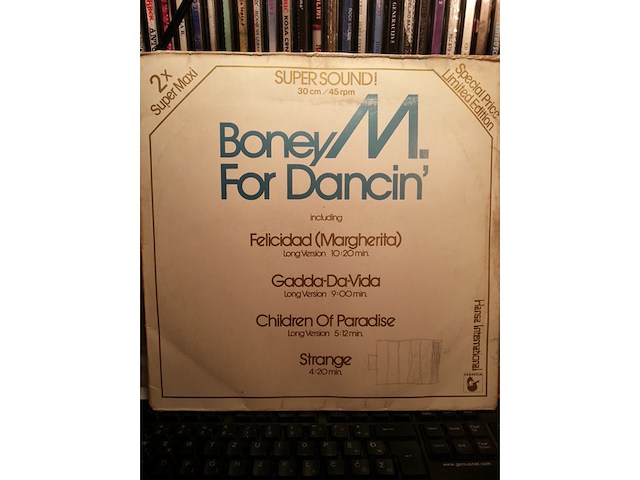 Boney M.For Dancin`,2 x Super Maxi,Limited Edition