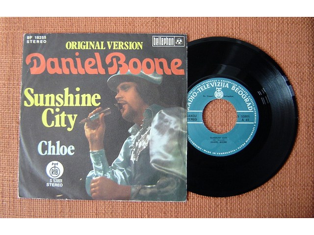 DANIEL BOONE - Sunshine City (singl) licenca