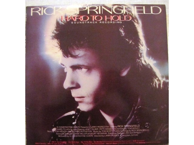 Rick Springfield  - Hard To Hold ( Soundtrack Recording