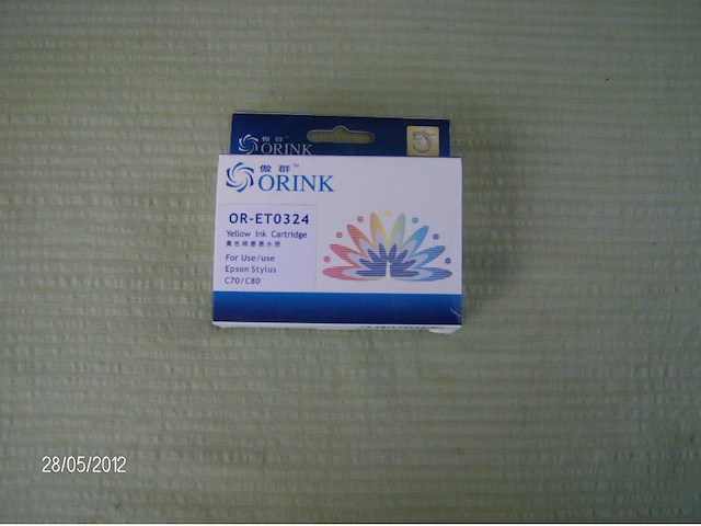 EPSON STYLUS INK YELLOW ETO- 324 NOVO