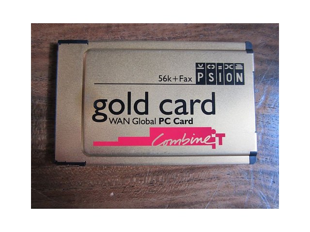 PSION 56K + Fax Gold Card PCMCIA modem