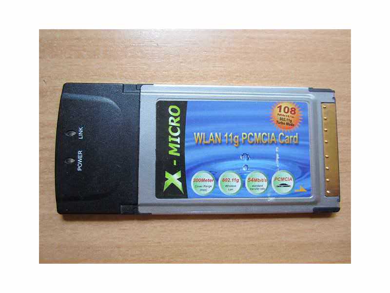 X-Micro XWL-11GPAG Wireless PCMCIA Card