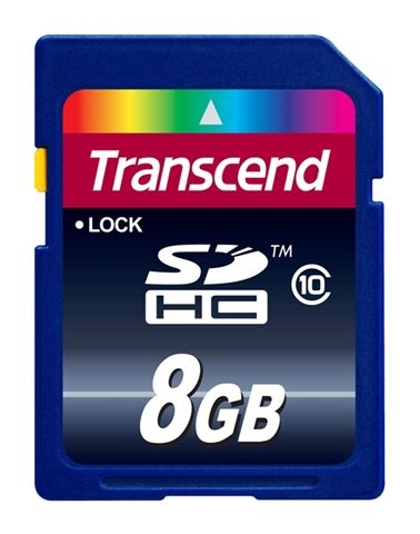 SECURE DIGITAL CARD 8GB TRANSCEND TS8GSDHC10