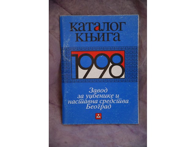 Katalog knjiga 1998 - Zavod za udzbenike i nastavna sre