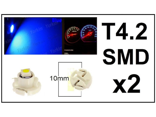 LED Sijalica - T4.2 za instrument tablu - 2 komada