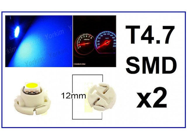 LED Sijalica - T4.7 za instrument tablu - 2 komada