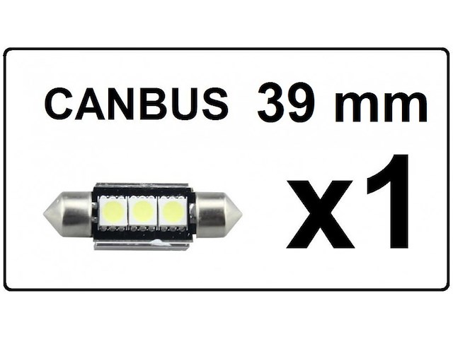 LED Sijalica - 39 mm - CANBUS 3 SMD - 1 komad