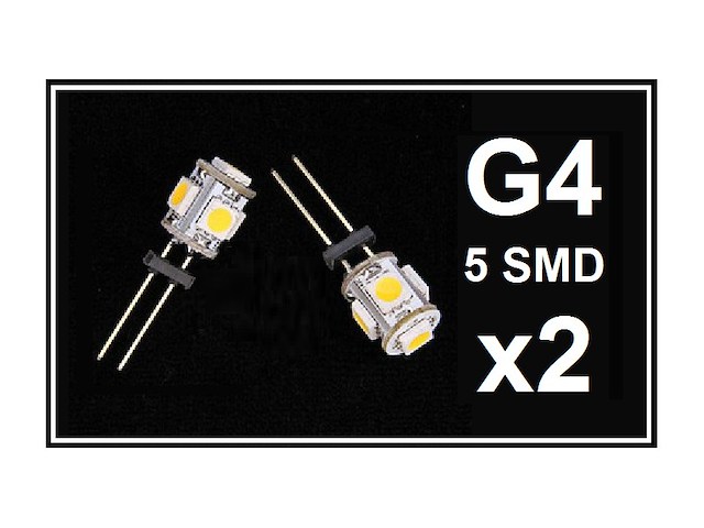 LED Sijalica - G4 - 5 SMD - 2 komada
