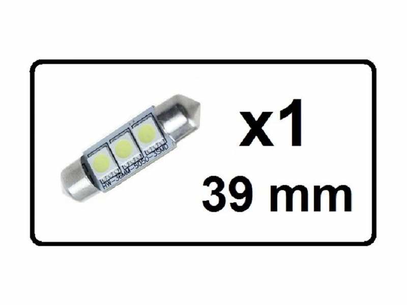 LED Sijalica - za unutrasnjost - 39 mm - 3 SMD - 1 kom