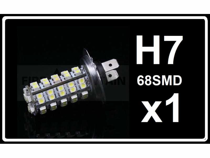 H7 LED Sijalica - 68 SMD dioda - 1 komad