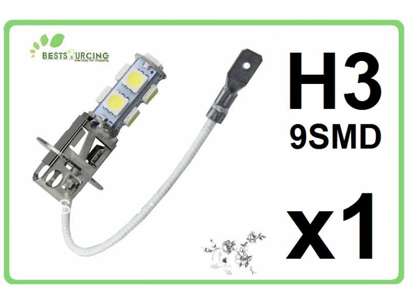 H3 LED Sijalica - 9 SMD dioda - 1 komad