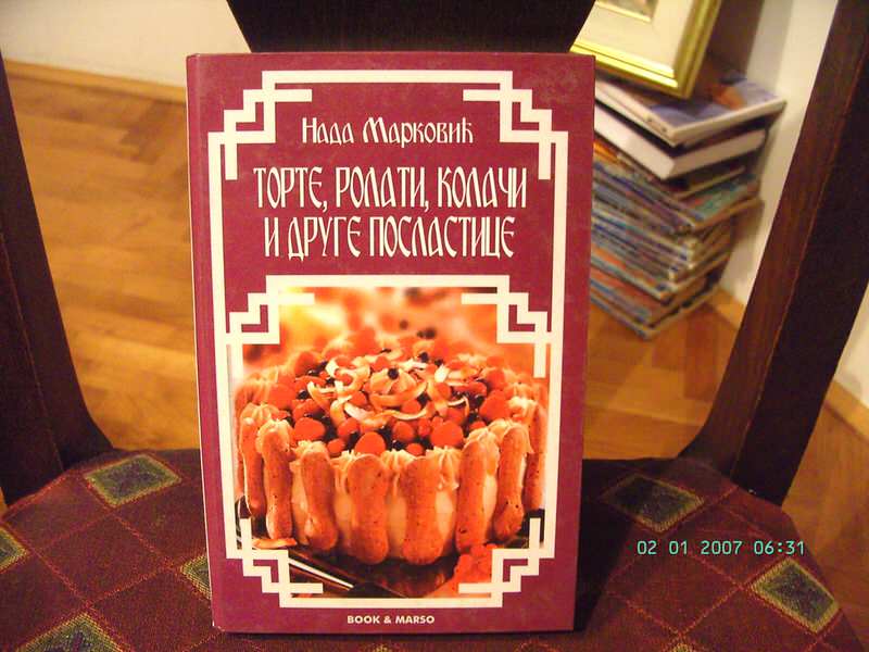 Torte, rolati, kolači i druge poslastice, Nada Maković
